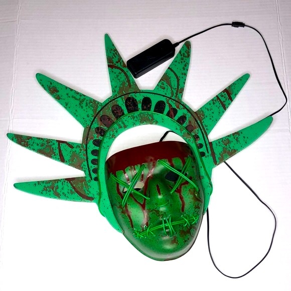 Party City | Wearables | Lady Liberty Light Up Mask From The Purge ...
